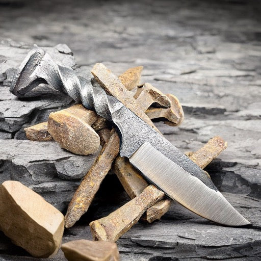 Re-engineered Knives - Railroad Spike & Reclaimed Steel Blades ...